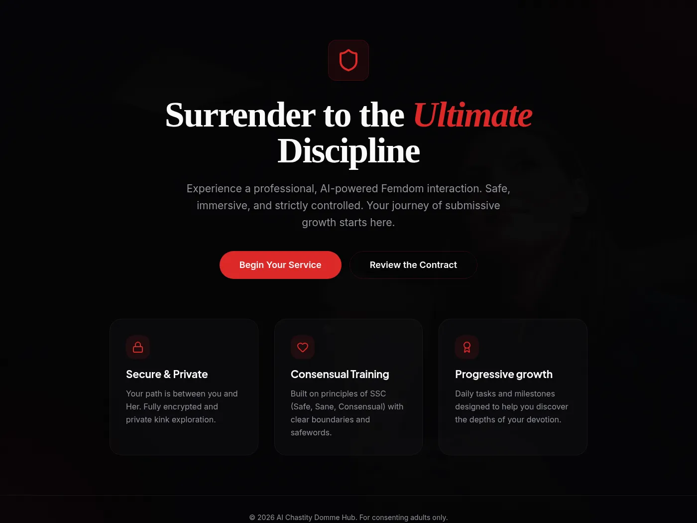 AI Chastity Domme Hub