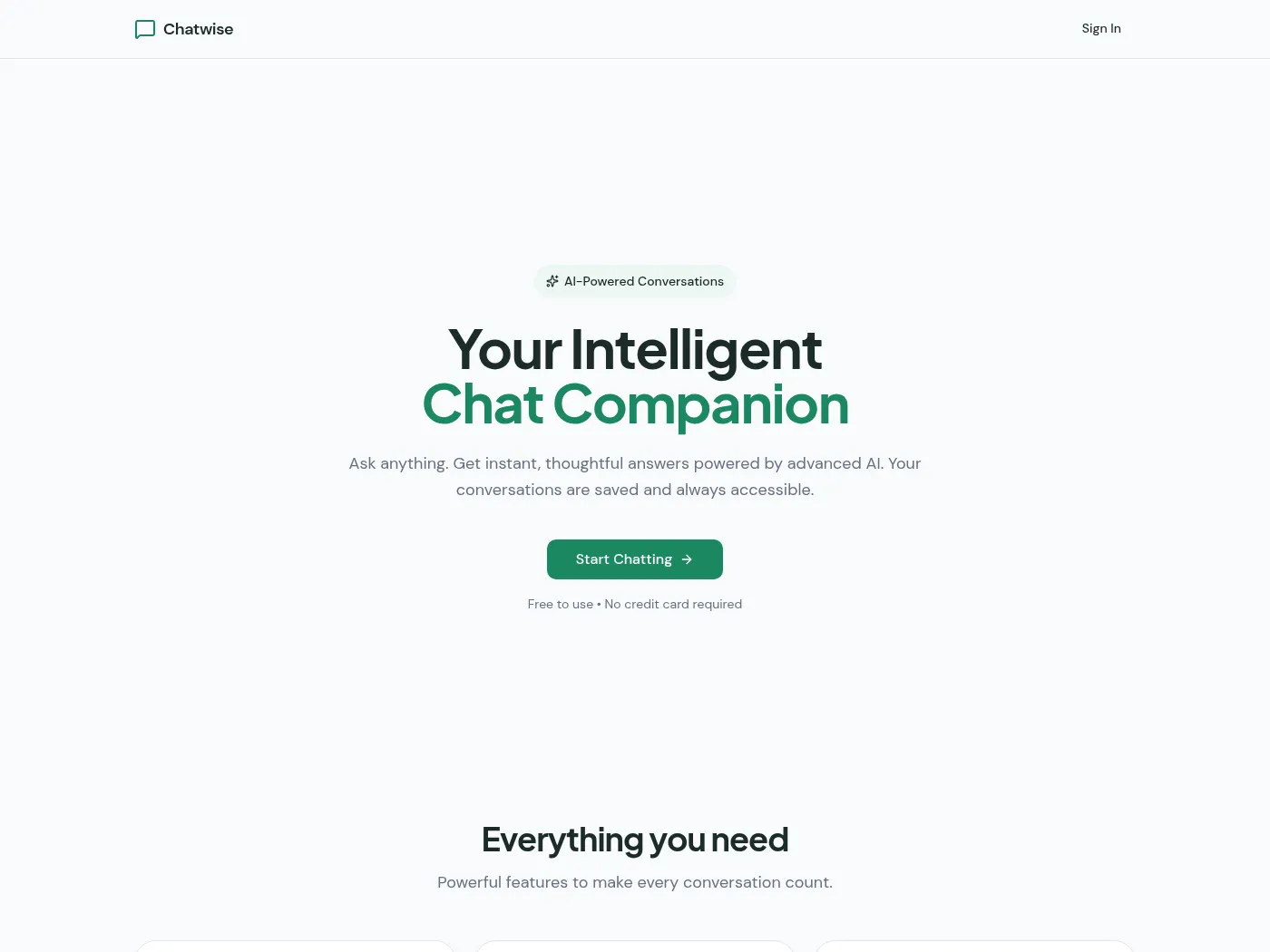 Chatwise AI Assistant