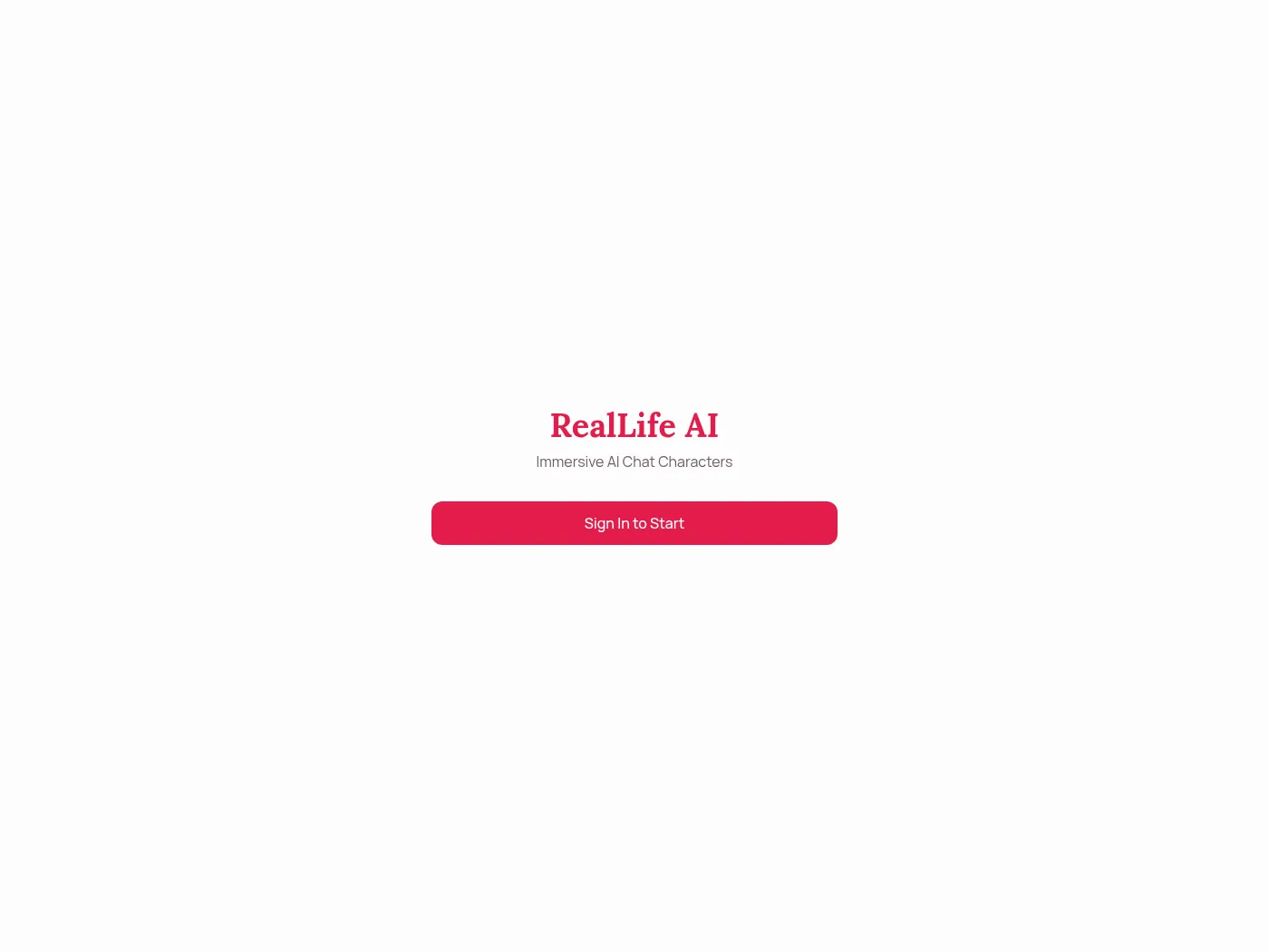 RealLife AI Chat Characters