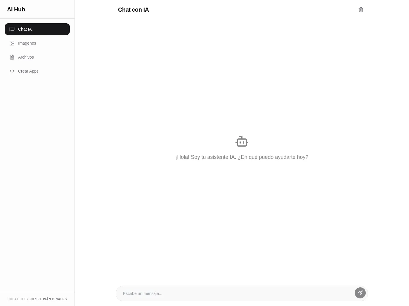AI Chat & Code Hub