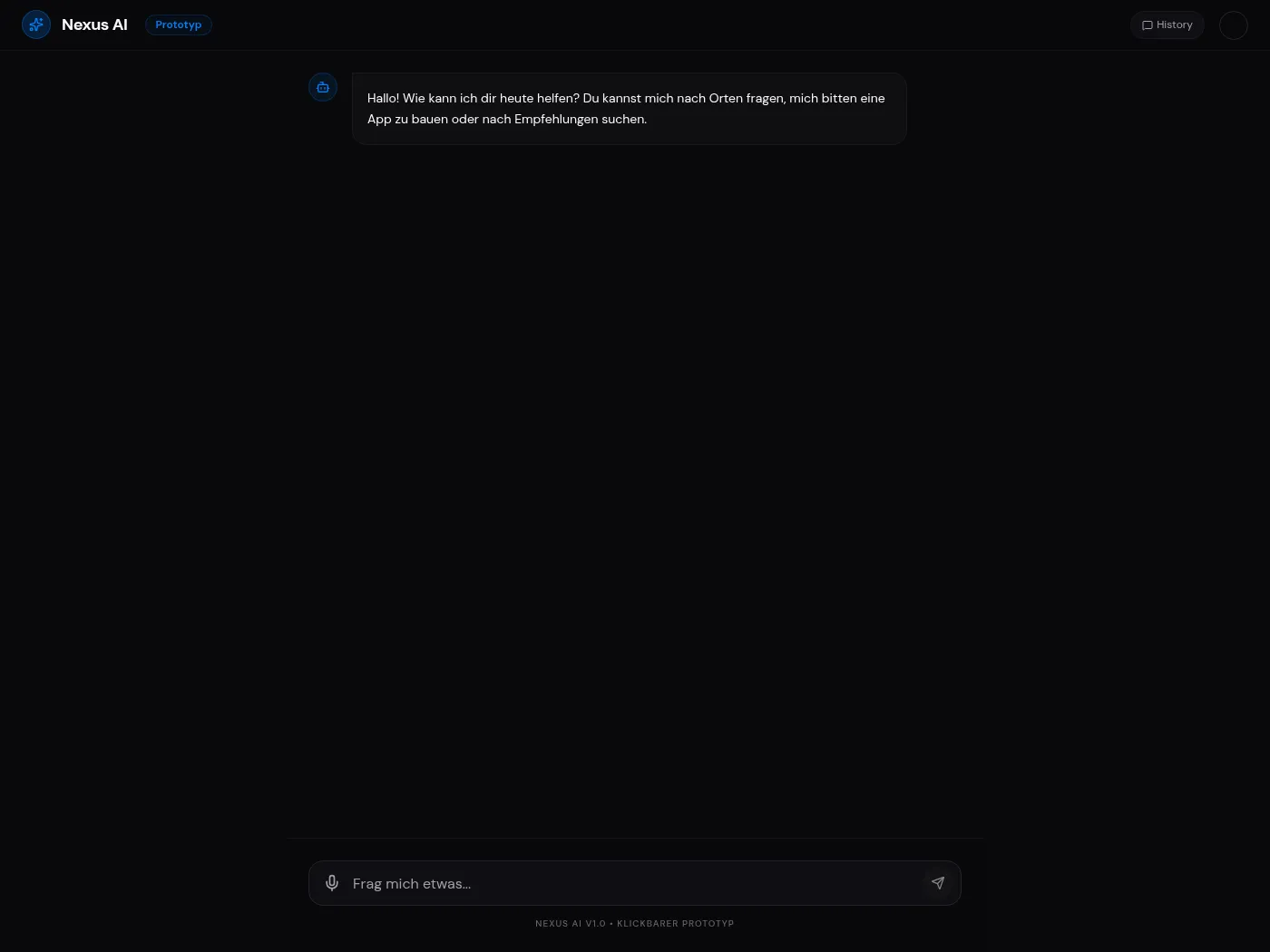 Dynamic AI Chat Prototyp