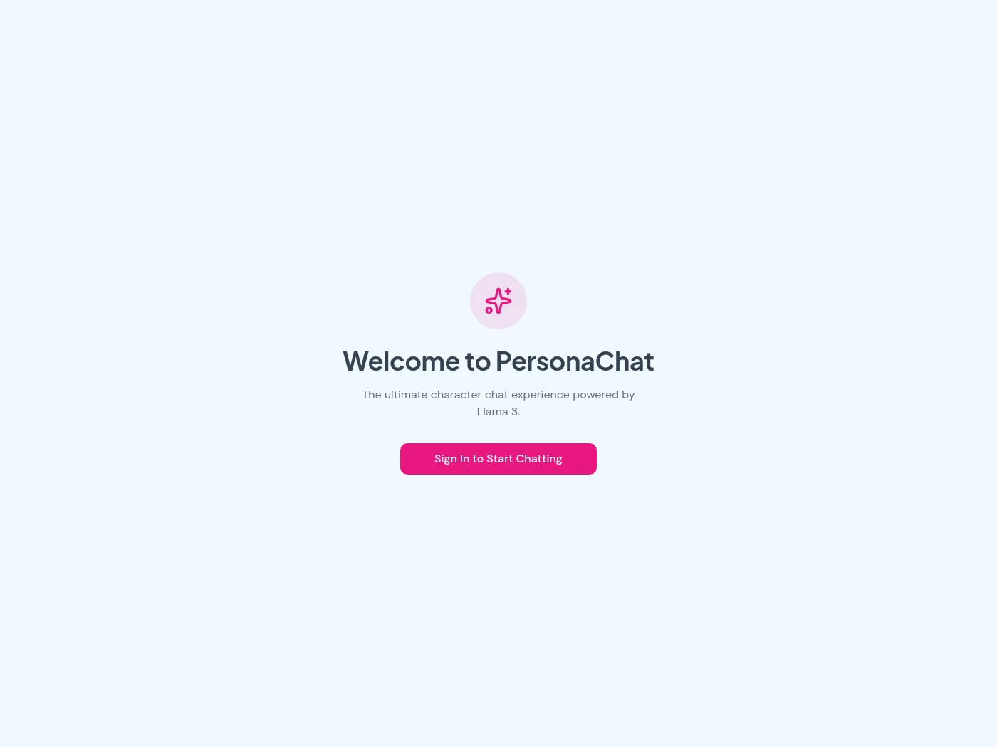PersonaChat AI Web