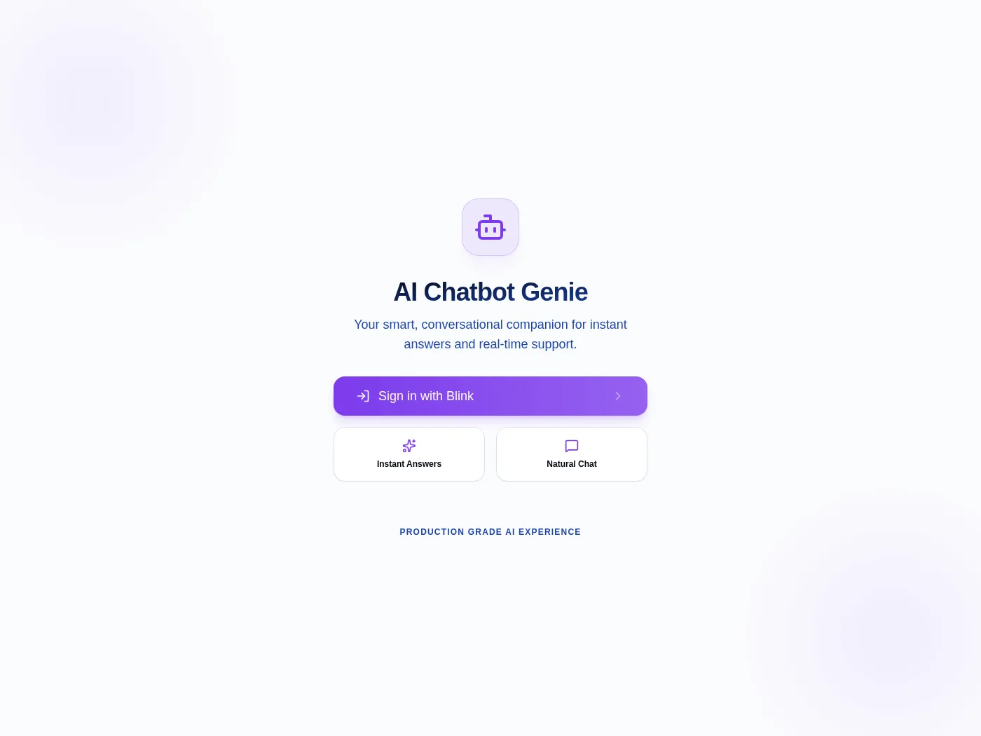 AI Chatbot Genie