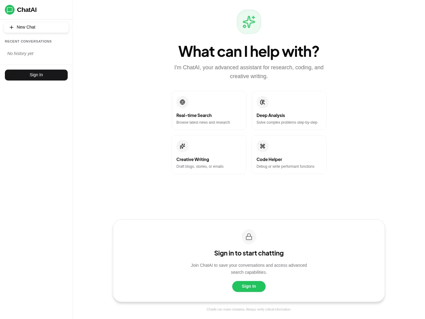 ChatGPT Style Chatbot