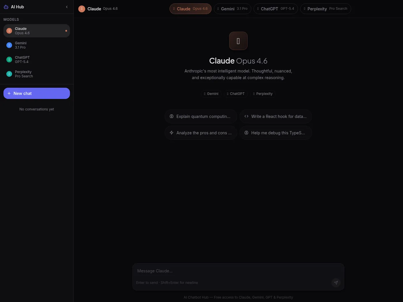AI Chatbot Clone Hub