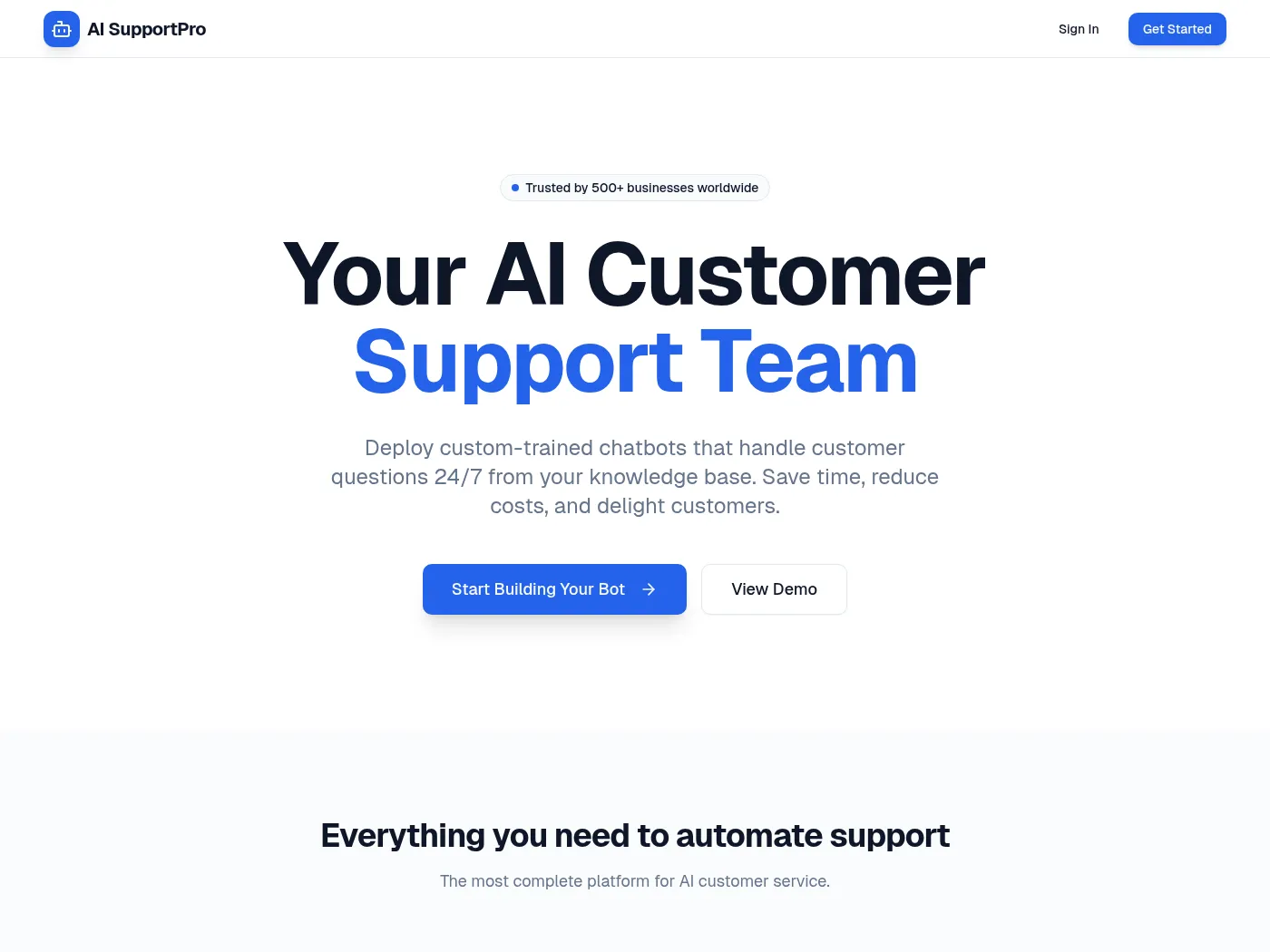 AI SupportPro