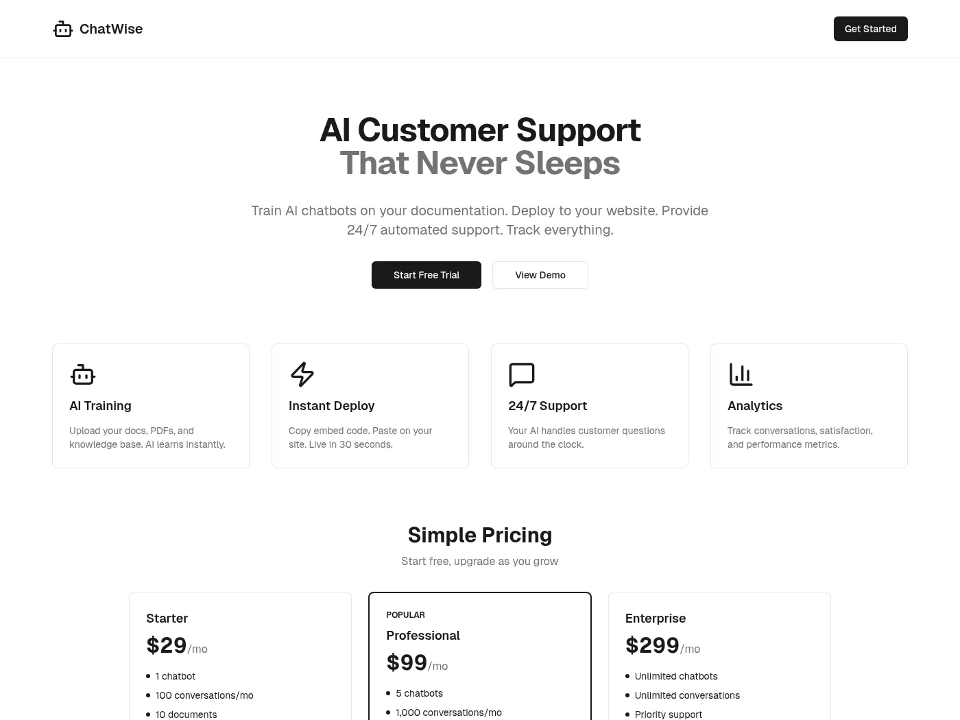 ChatWise Platform