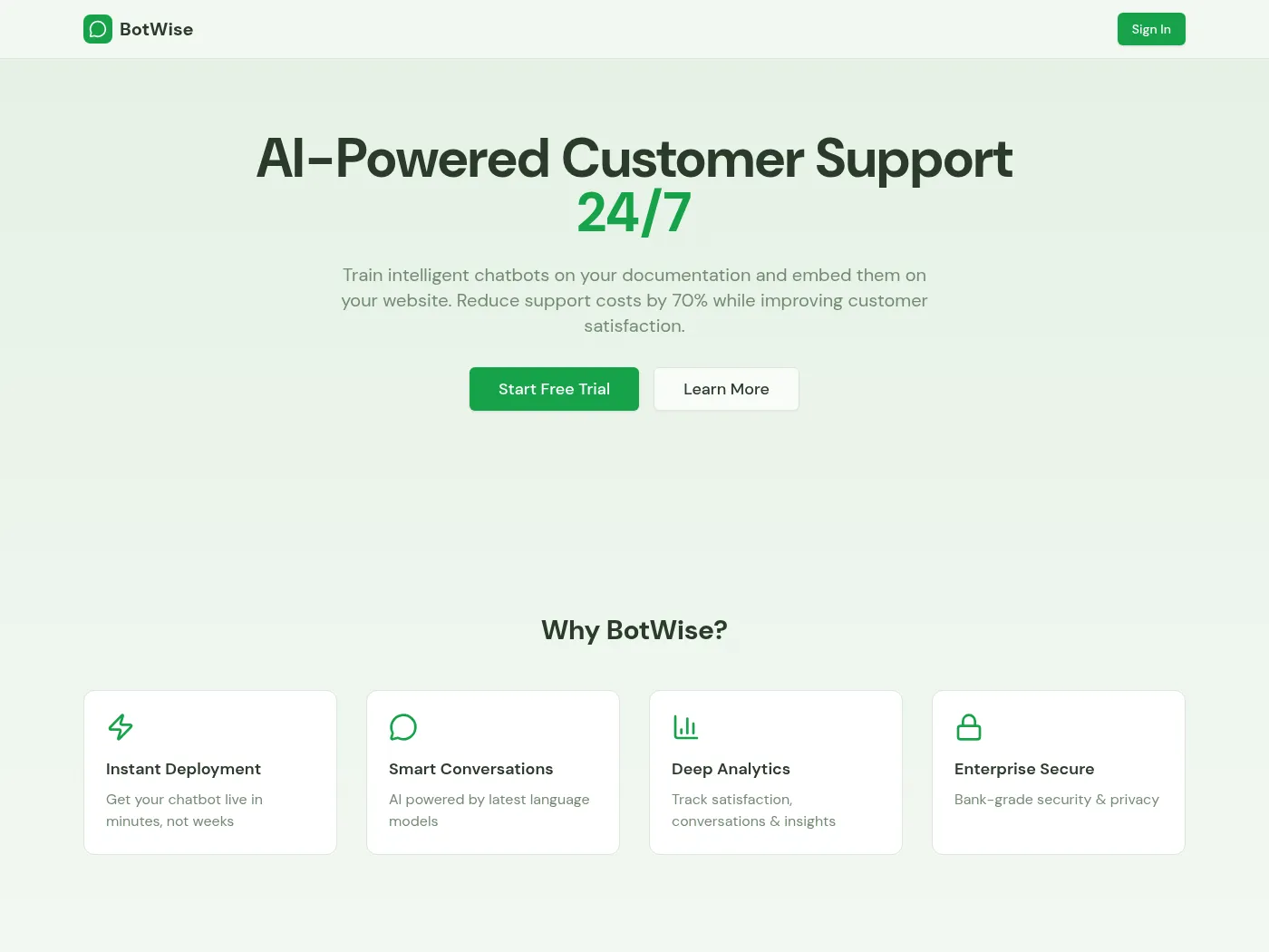 BotWise Chat Platform