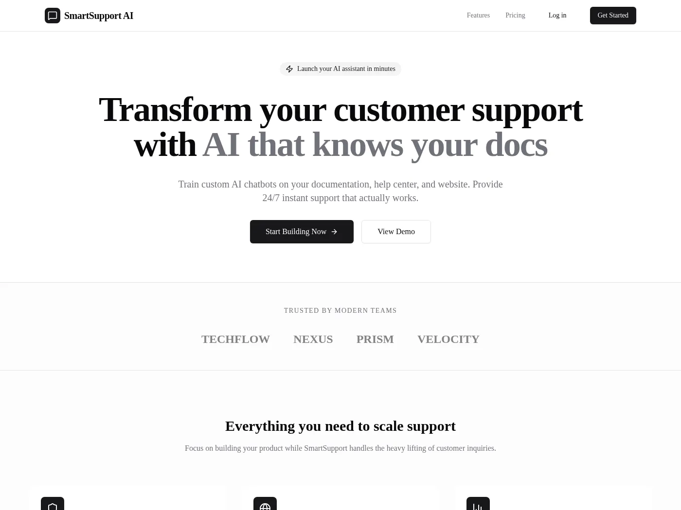SmartSupport AI Platform