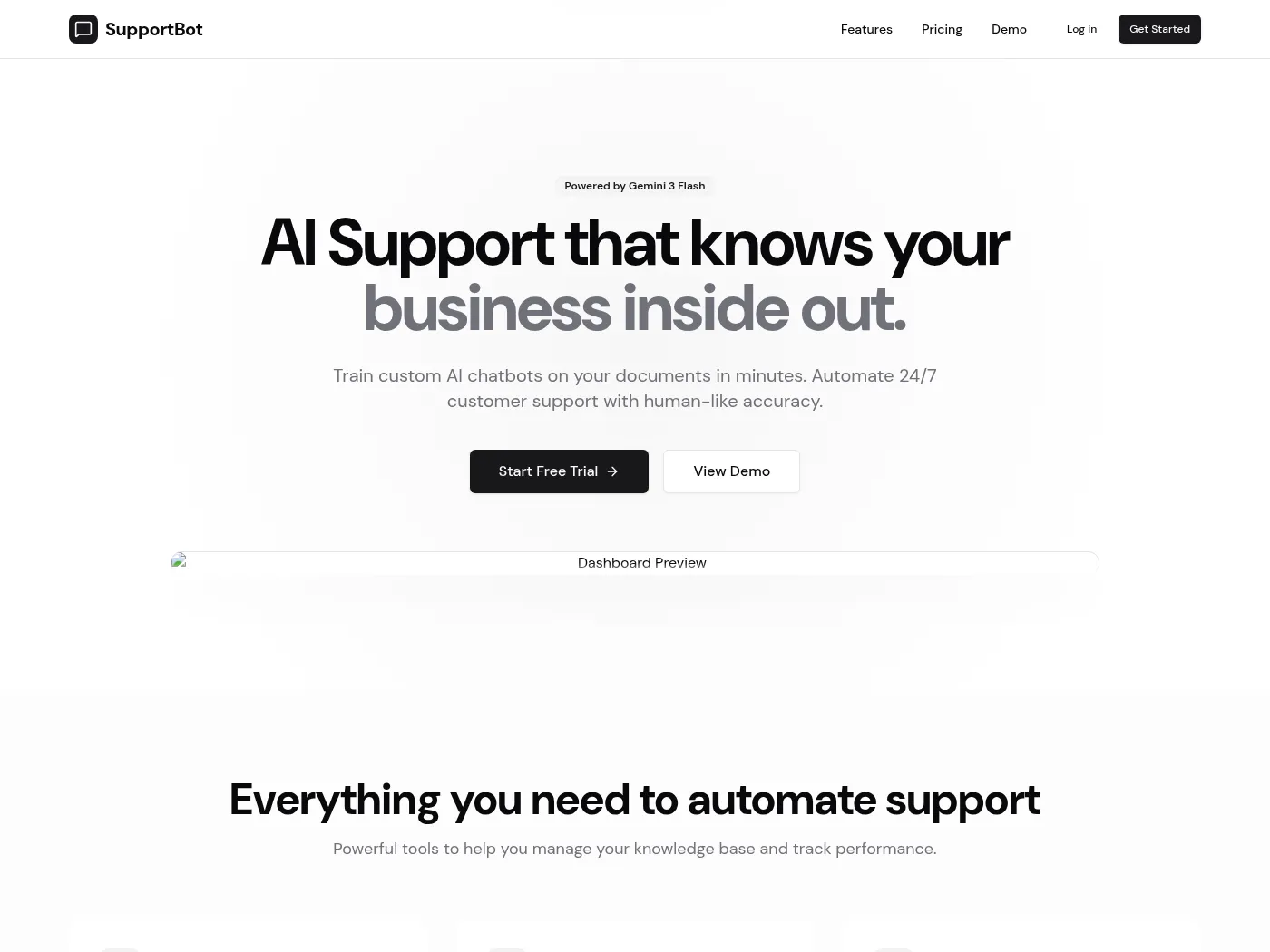 SupportBot Platform