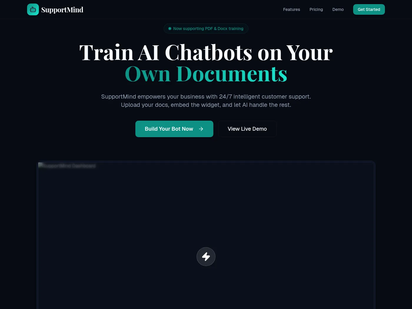 AI Support Chatbot Platform