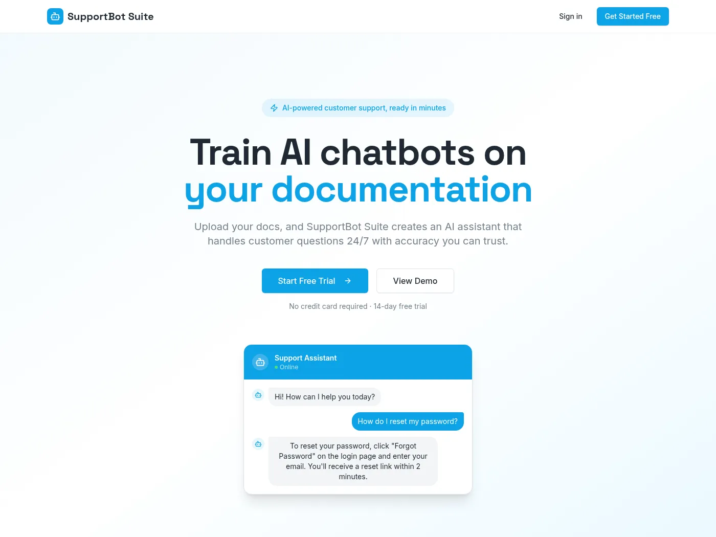 SupportBot Suite