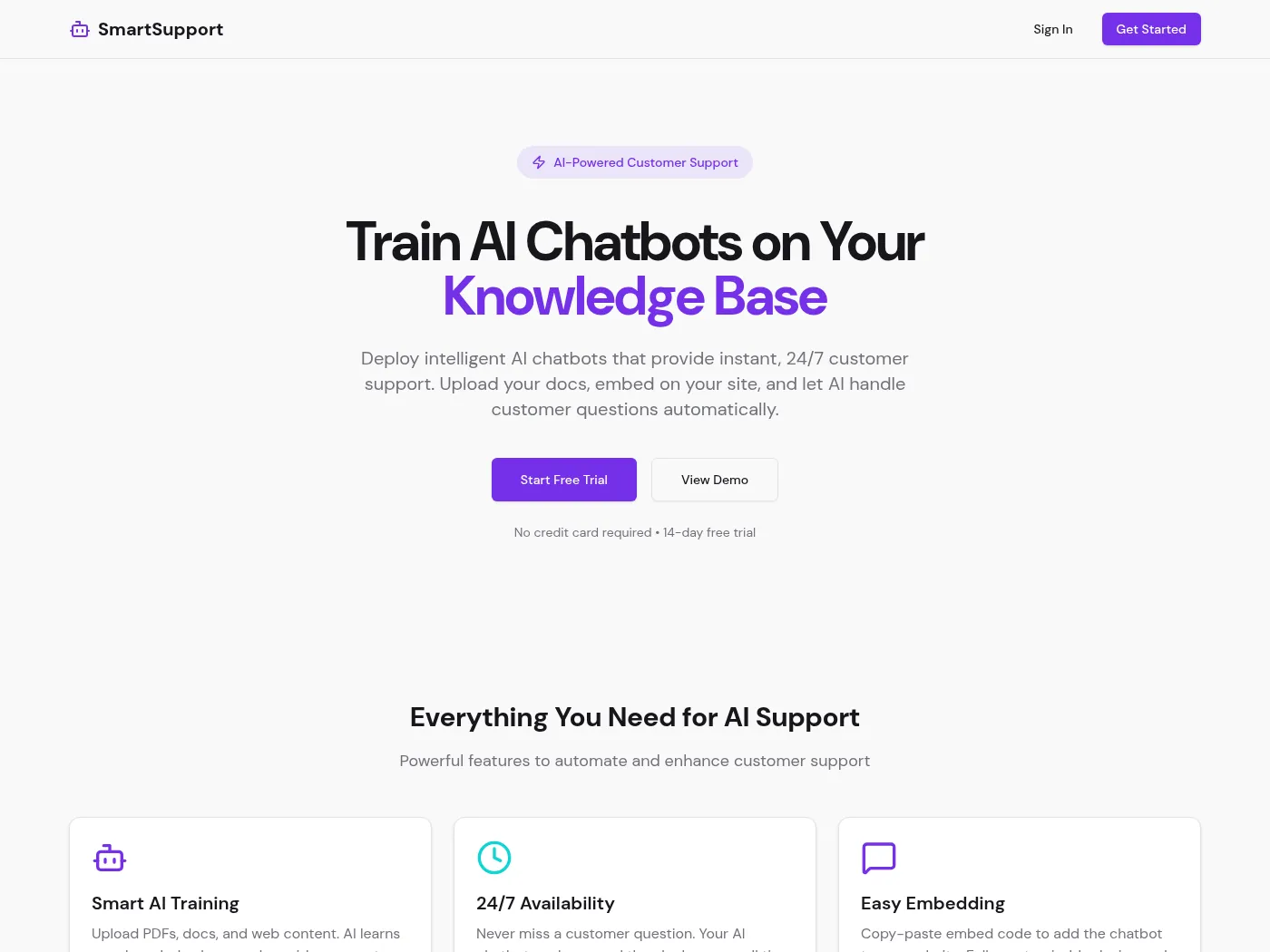 SmartSupport Platform