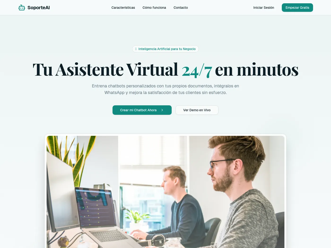 SoporteAI Chatbot Platform