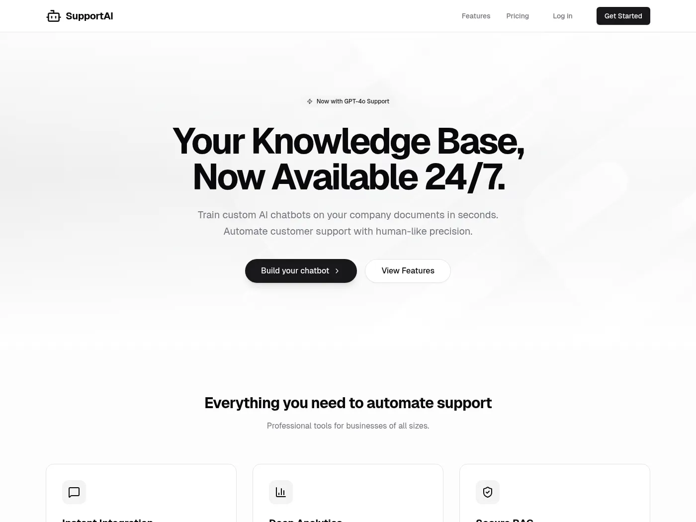 AI Support Chat Platform