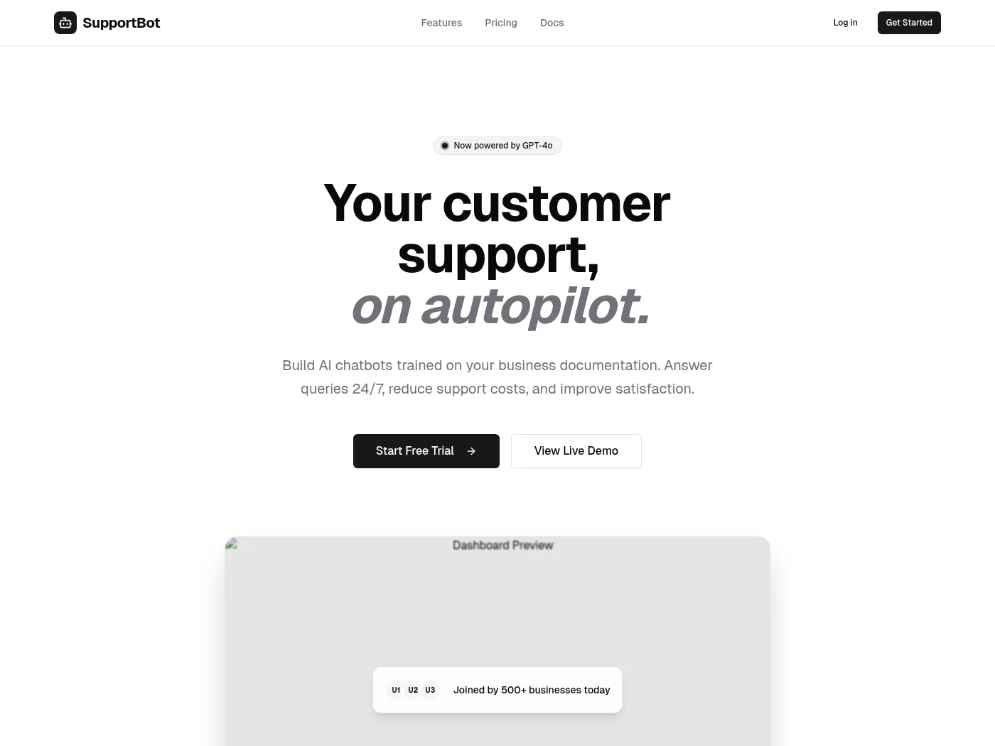 AI Support Bot Platform
