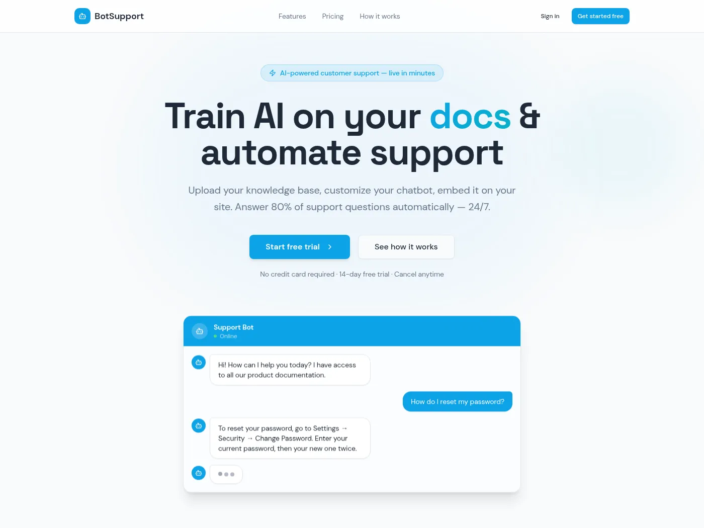 BotSupport Platform