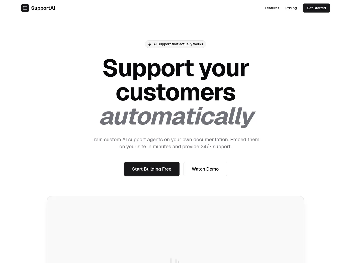 AI Support Chat Platform