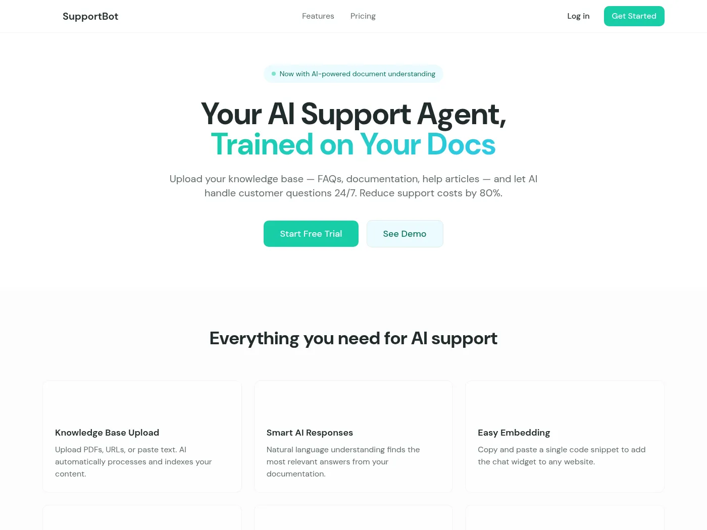 SupportBot Platform