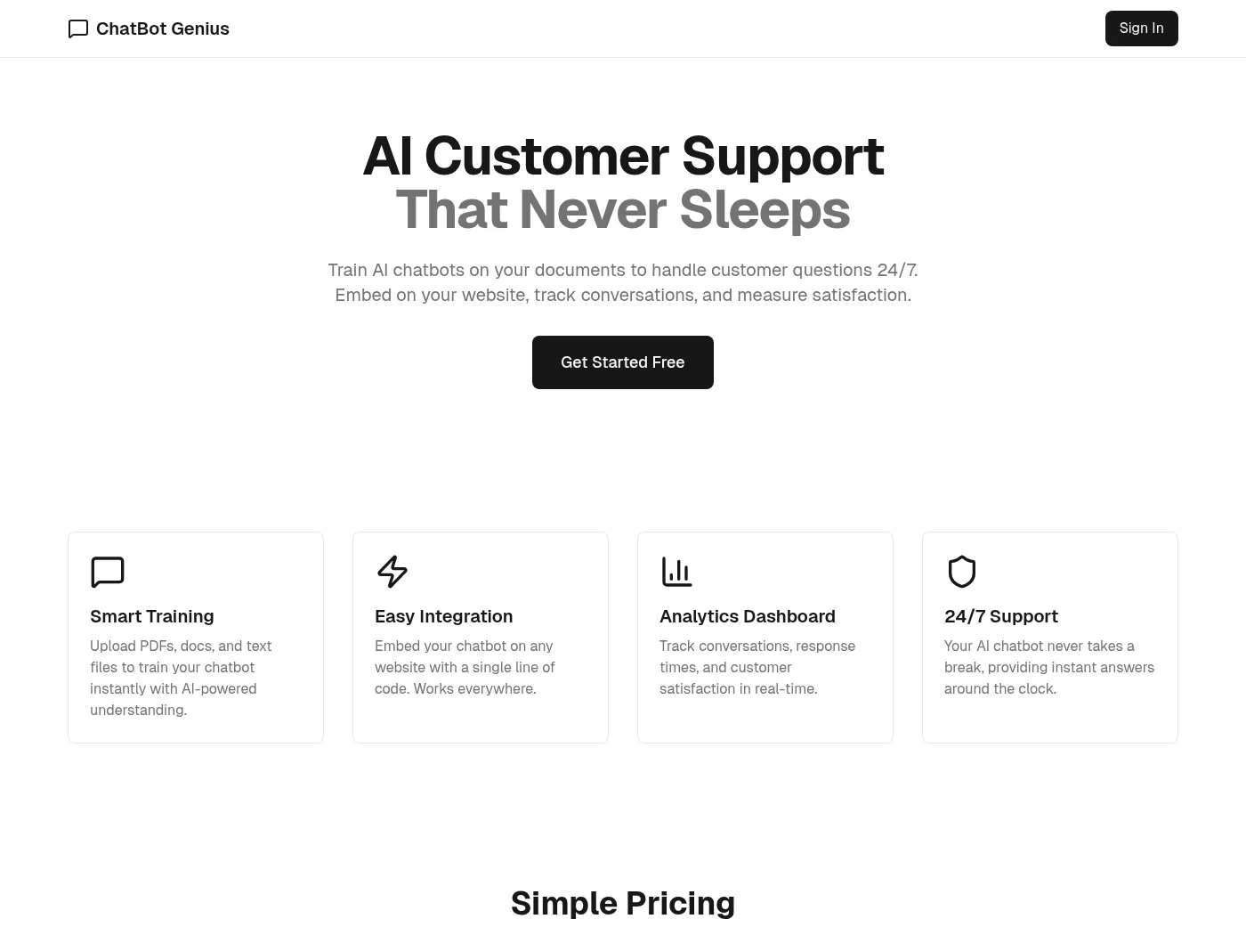 ChatBot Genius Platform