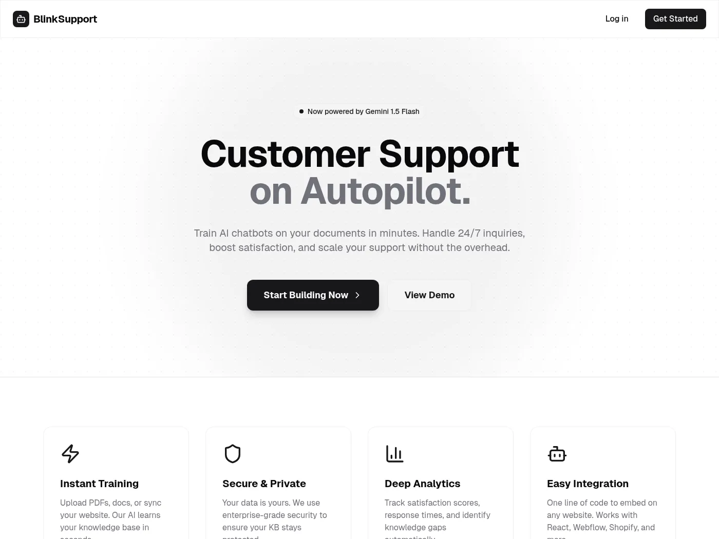 AI Support Chatbot Platform