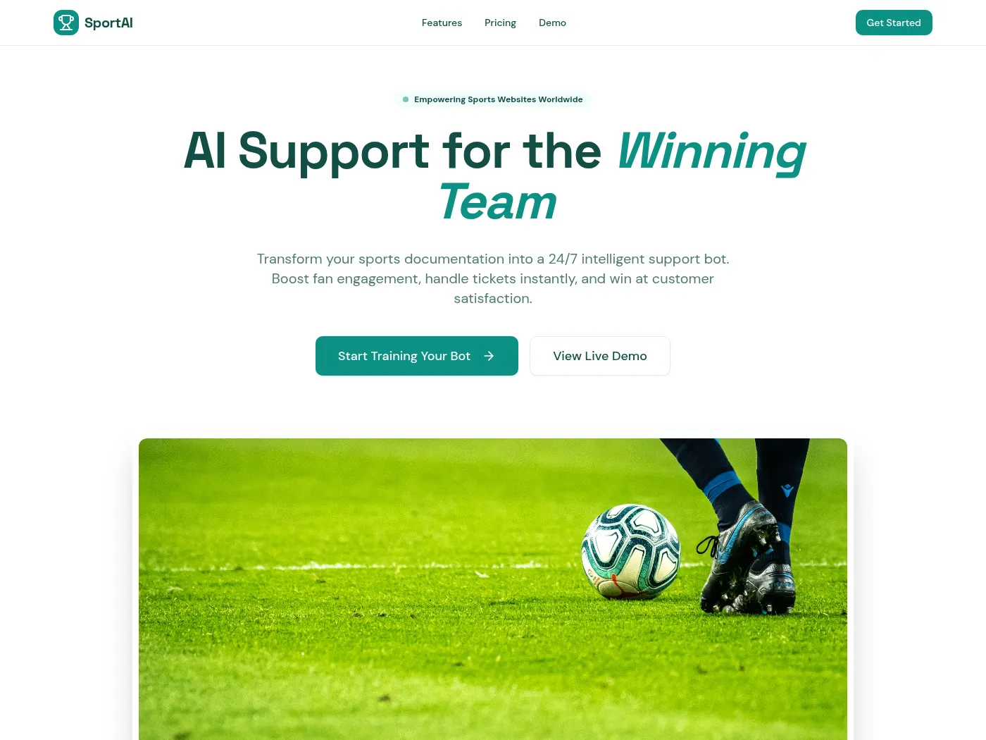SportAI Support Platform