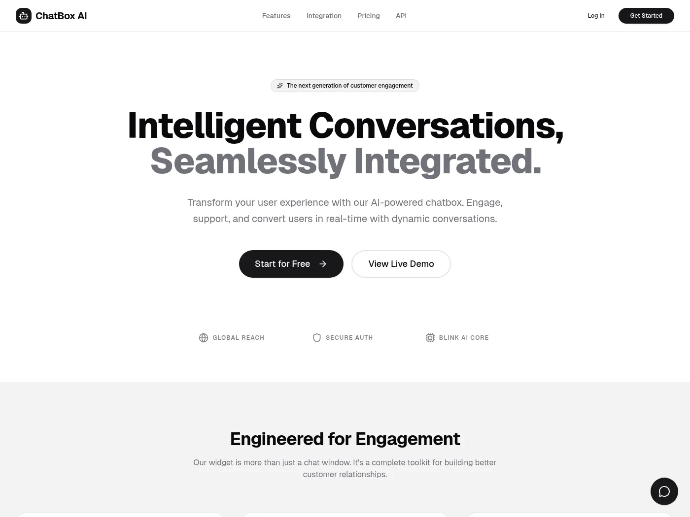 AI Chatbox Widget