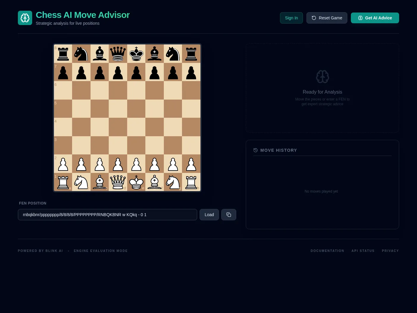Chess AI Move Advisor
