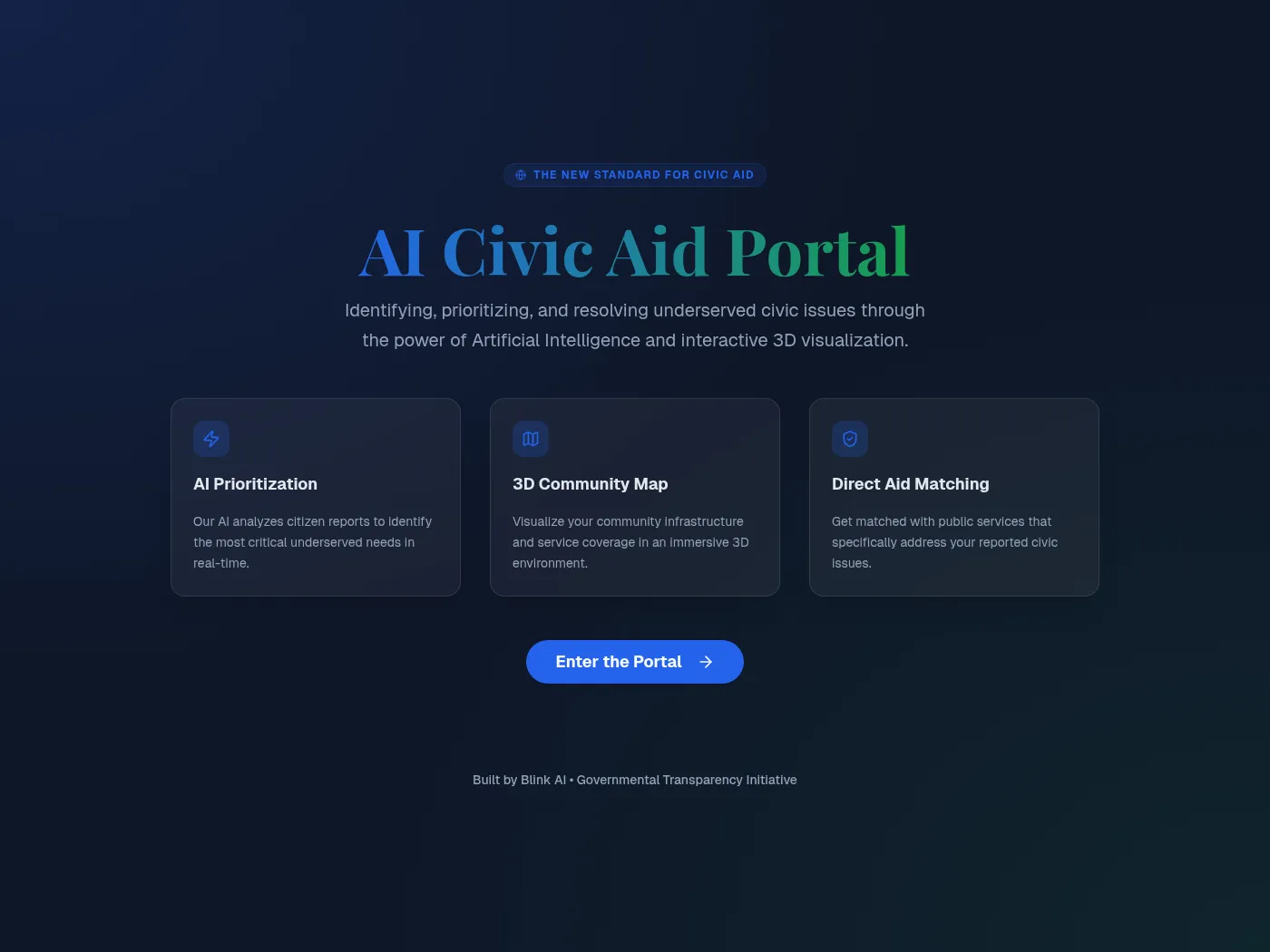 AI Civic Aid Portal