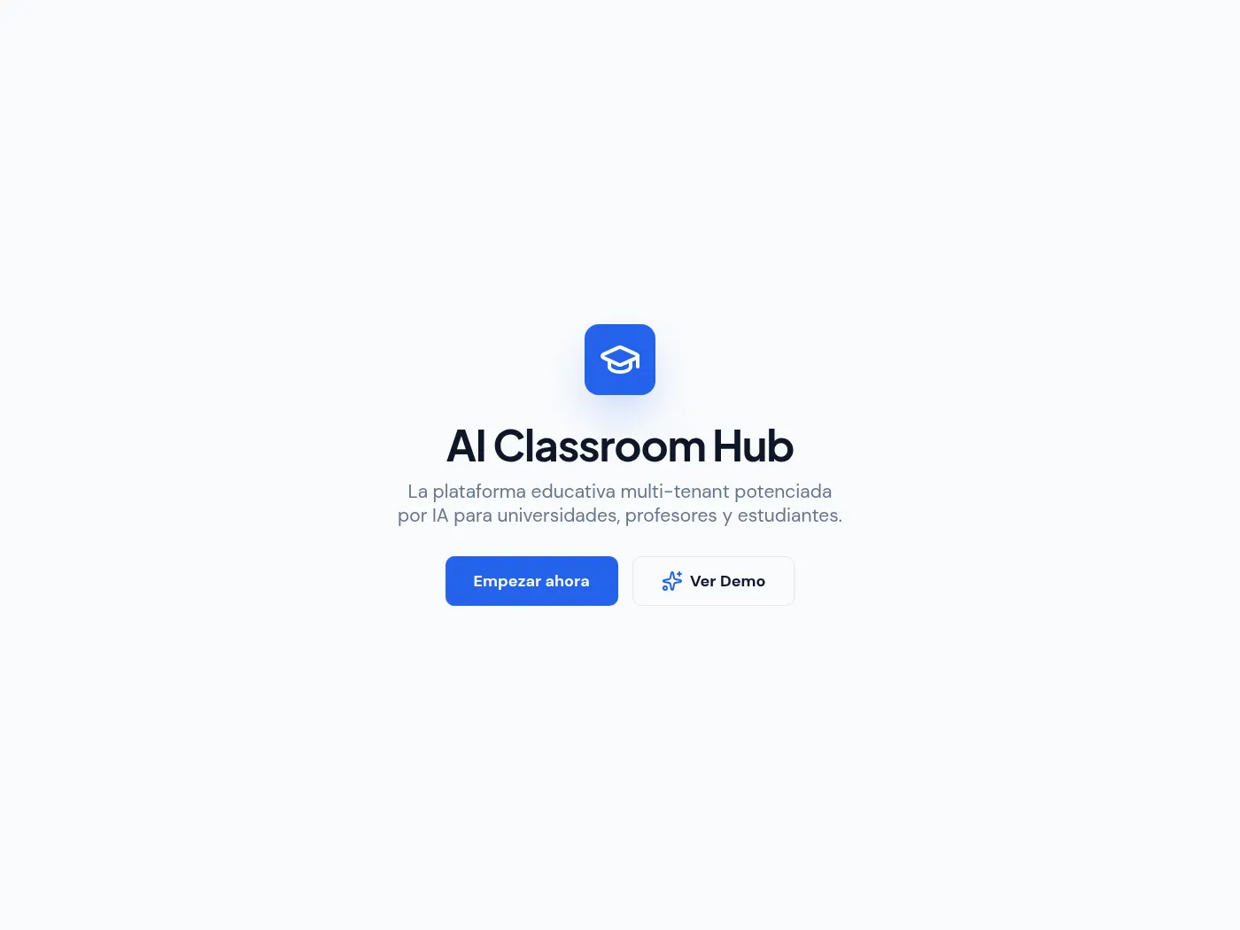 AI Classroom Hub