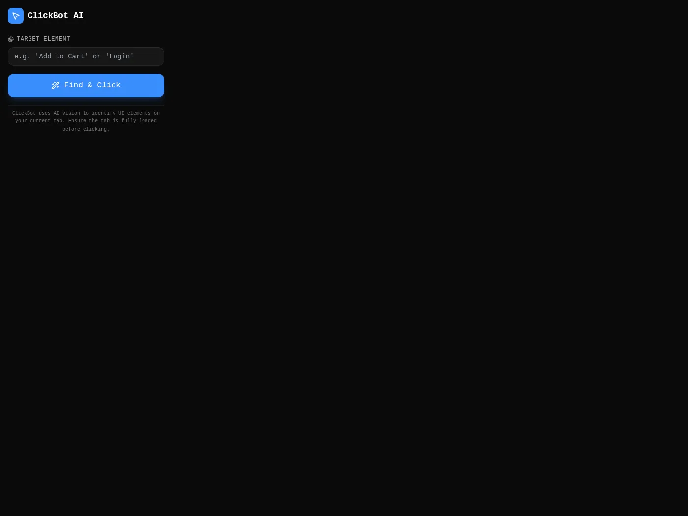 ClickBot AI Helper