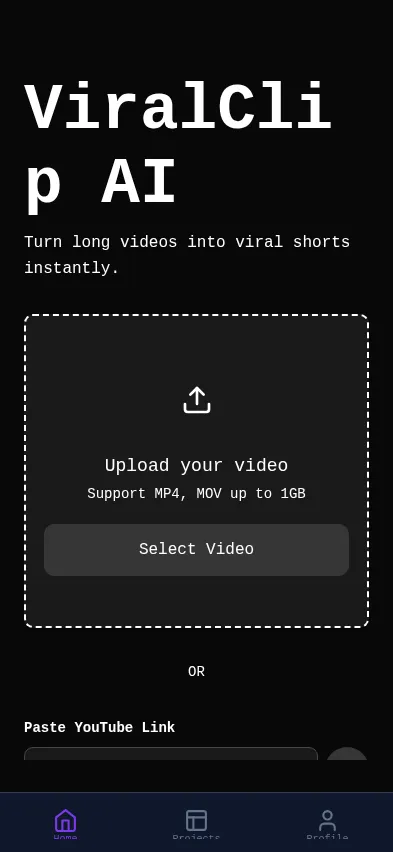 ViralClip AI Studio