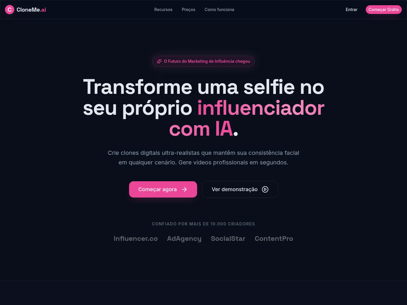 CloneMe Influencer AI