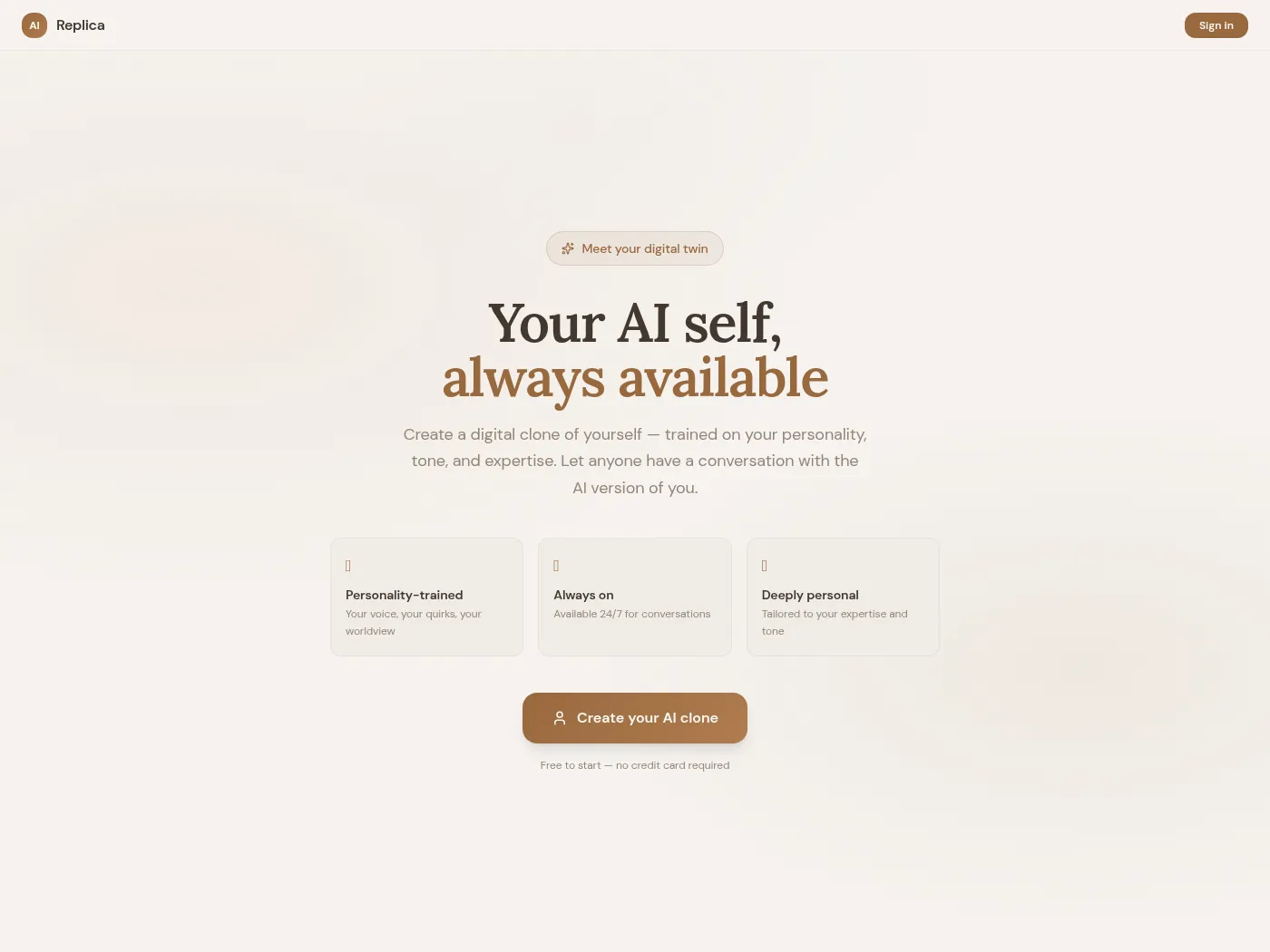 AI Replica Persona