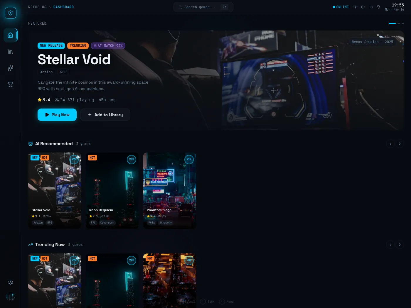 Minimalist AI Cloud Gaming