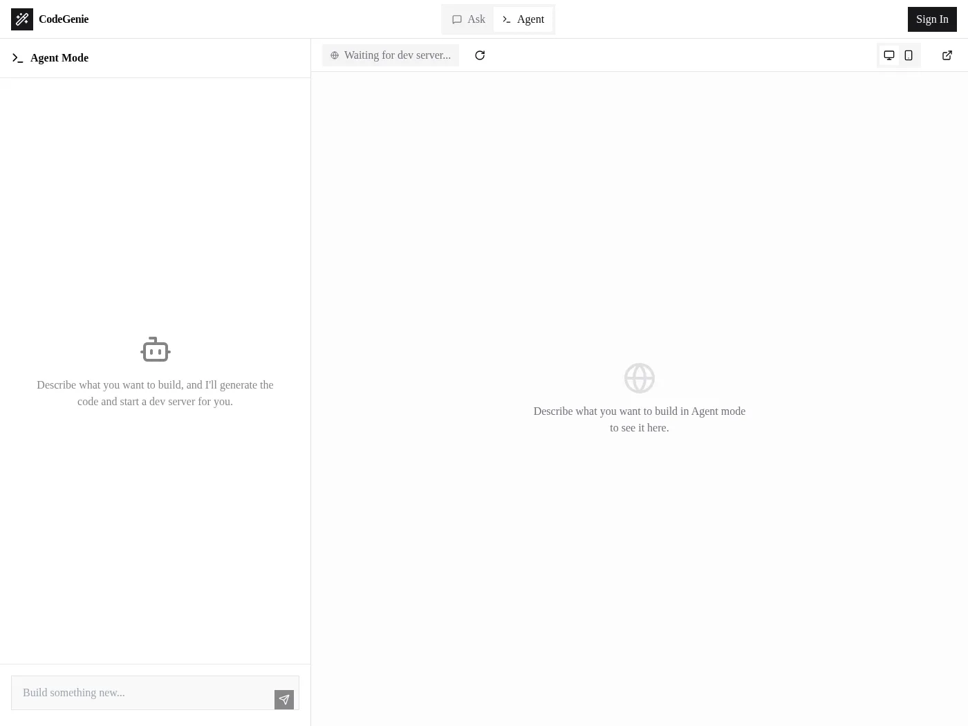 CodeGenie AI Assistant
