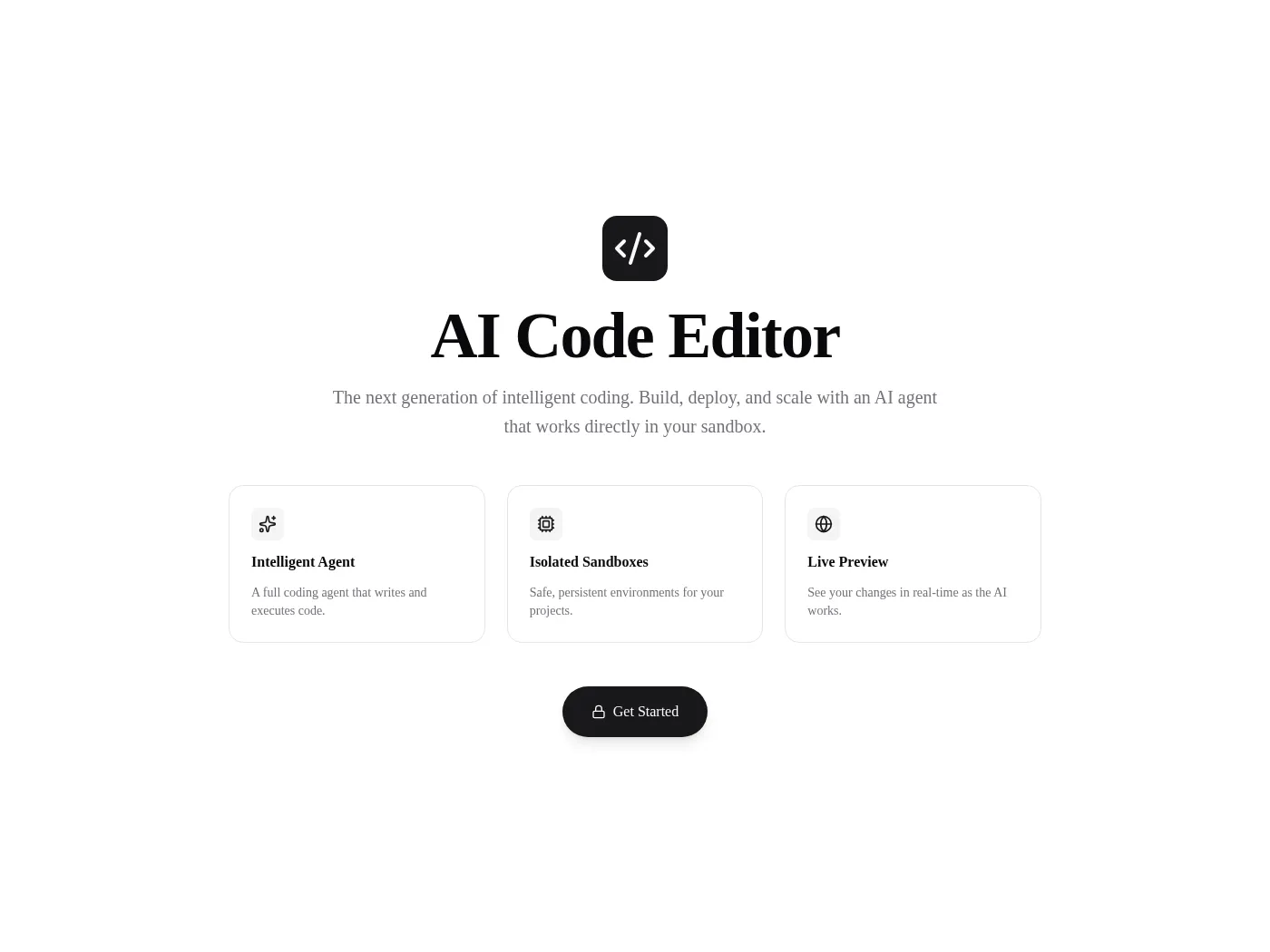 AI Code Editor