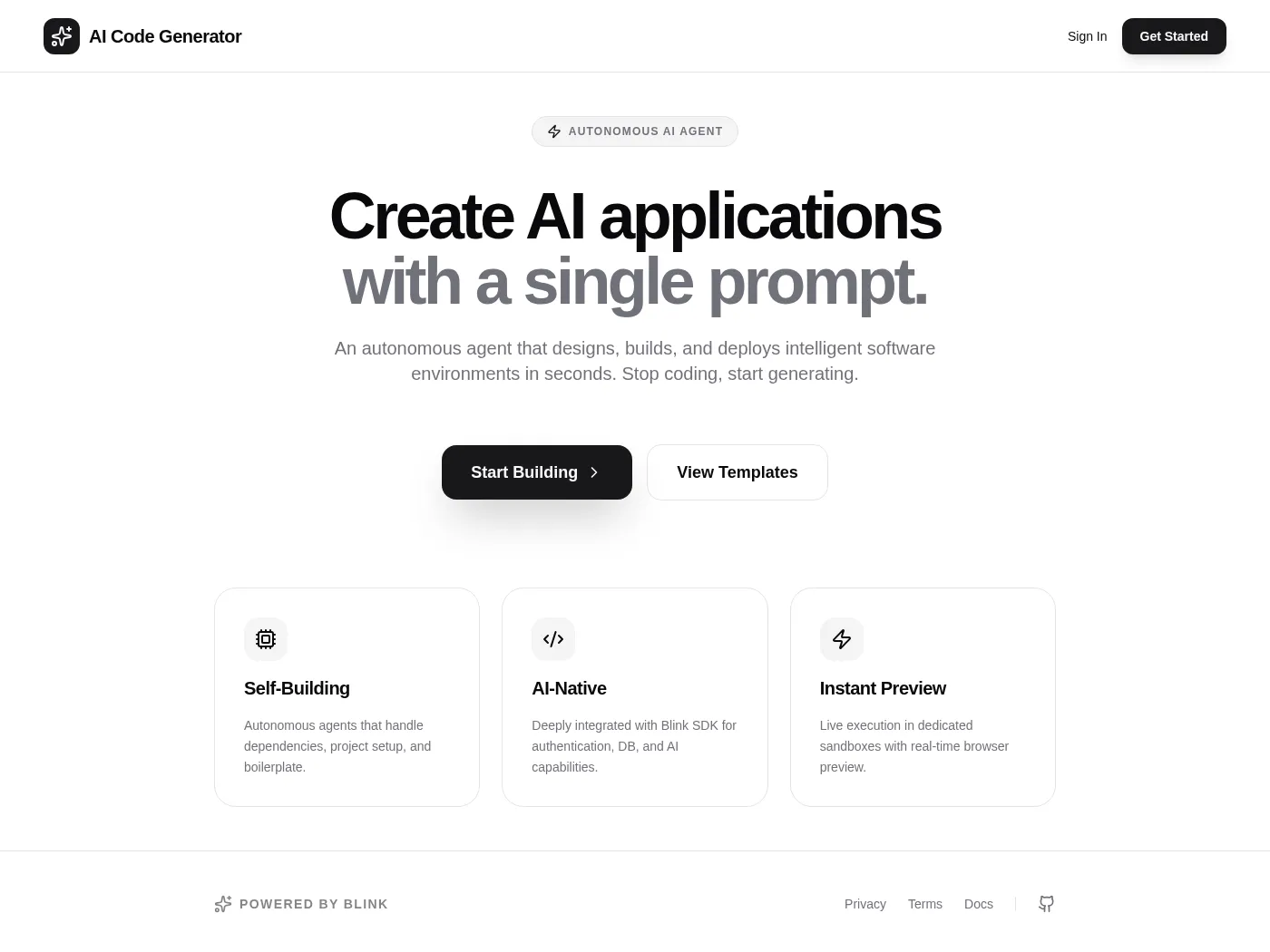 AI Code Generator