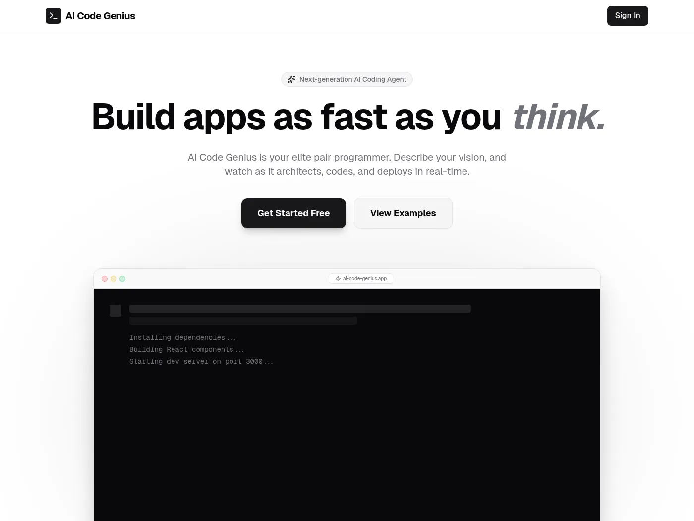 AI Code Genius