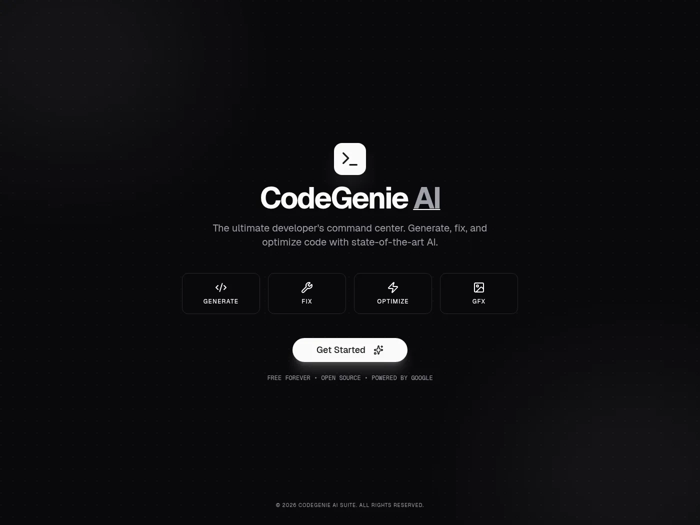 CodeGenie AI Suite