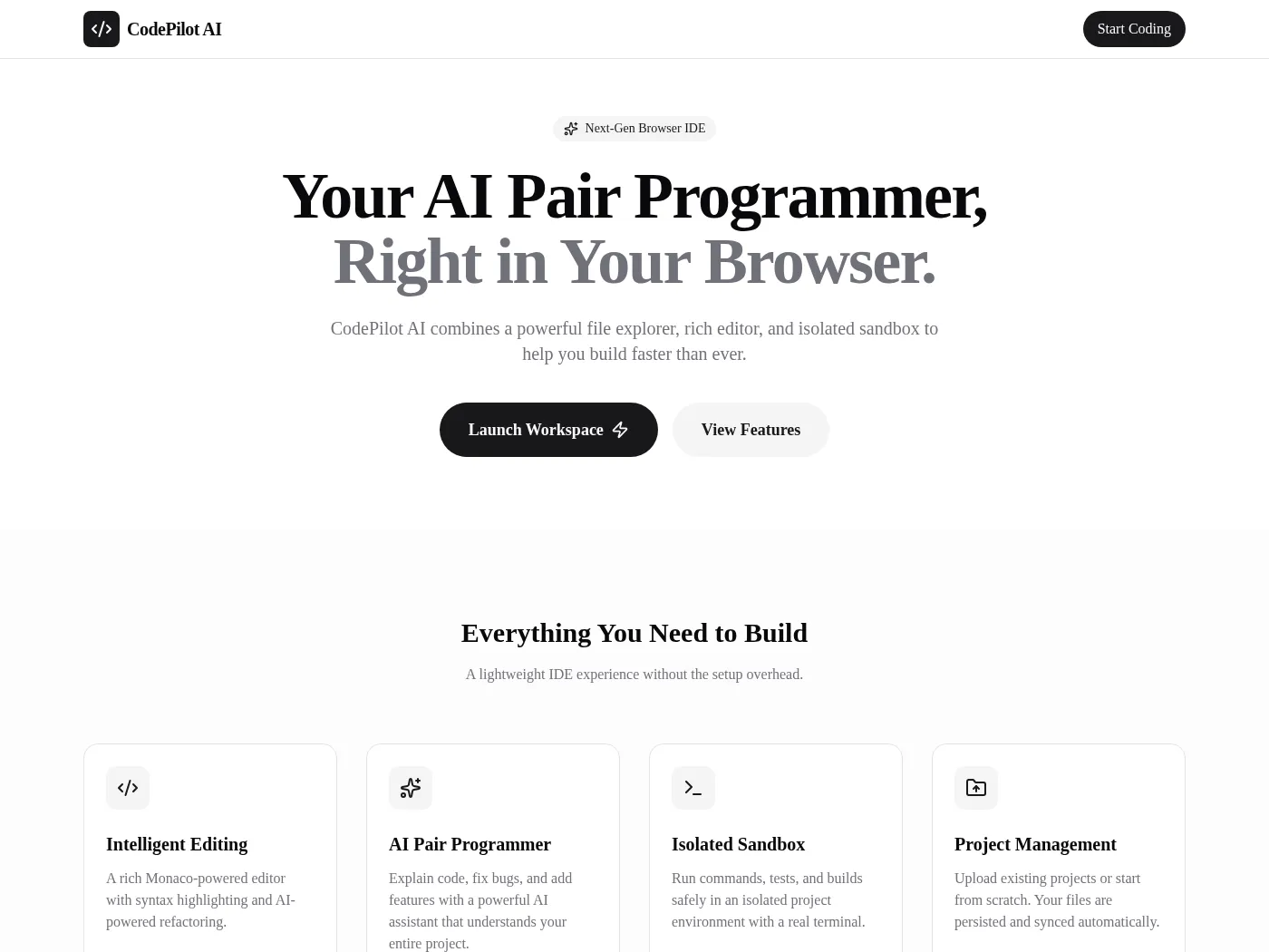 CodePilot AI IDE