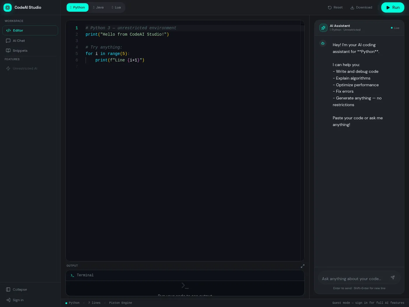 CodeAI Studio