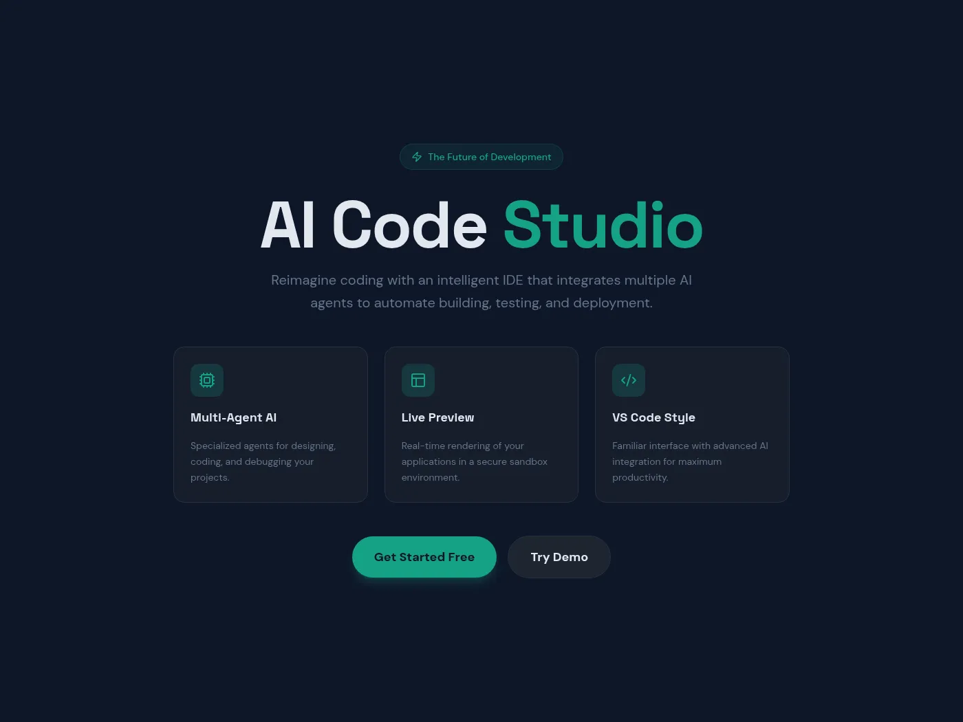 AI-Powered Code Studio