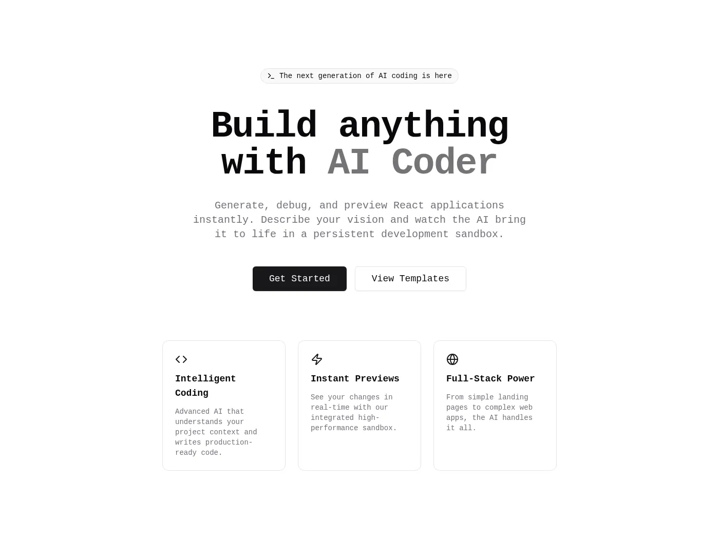AI Coder App
