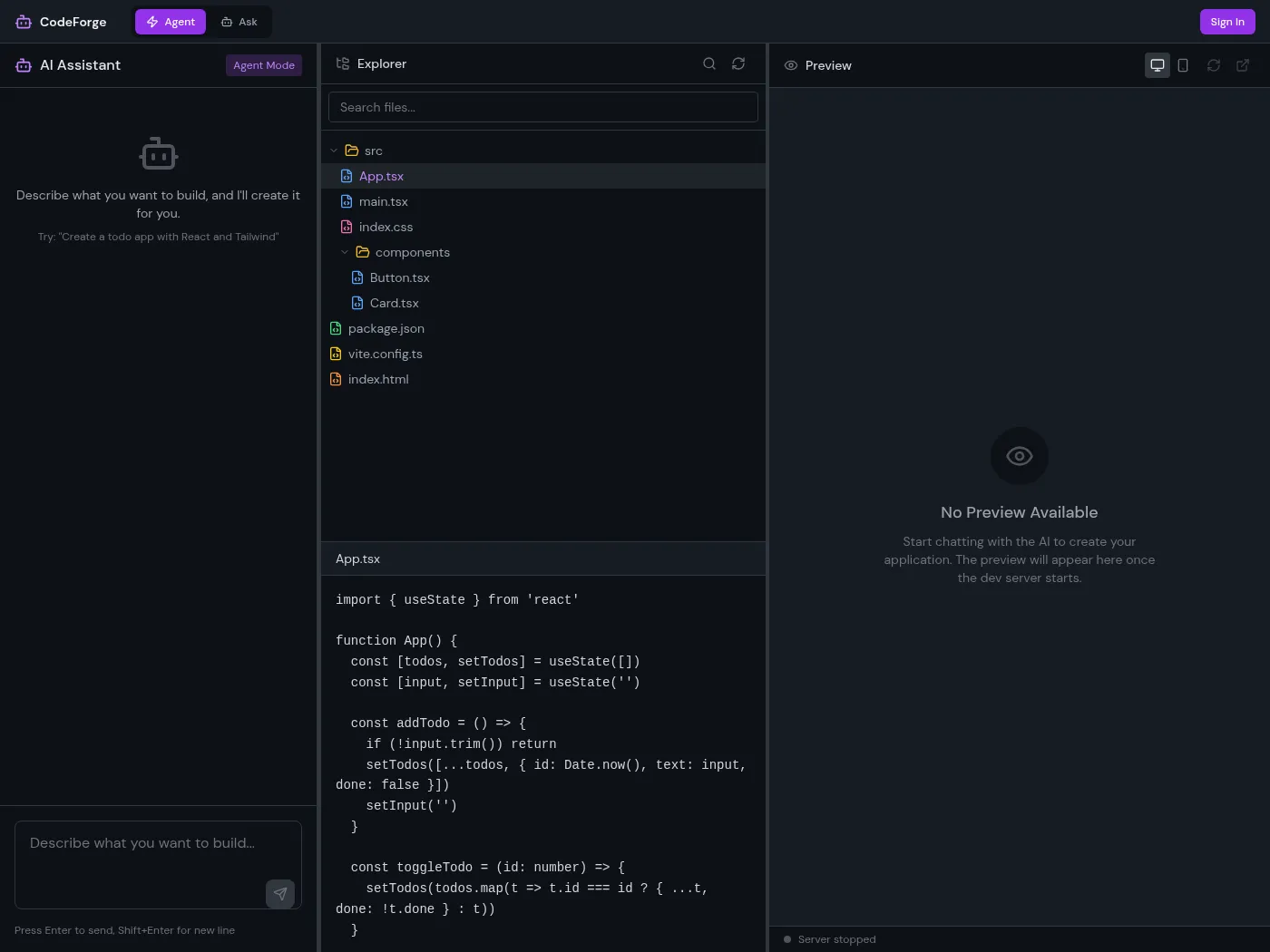 Code Assistant Workspace