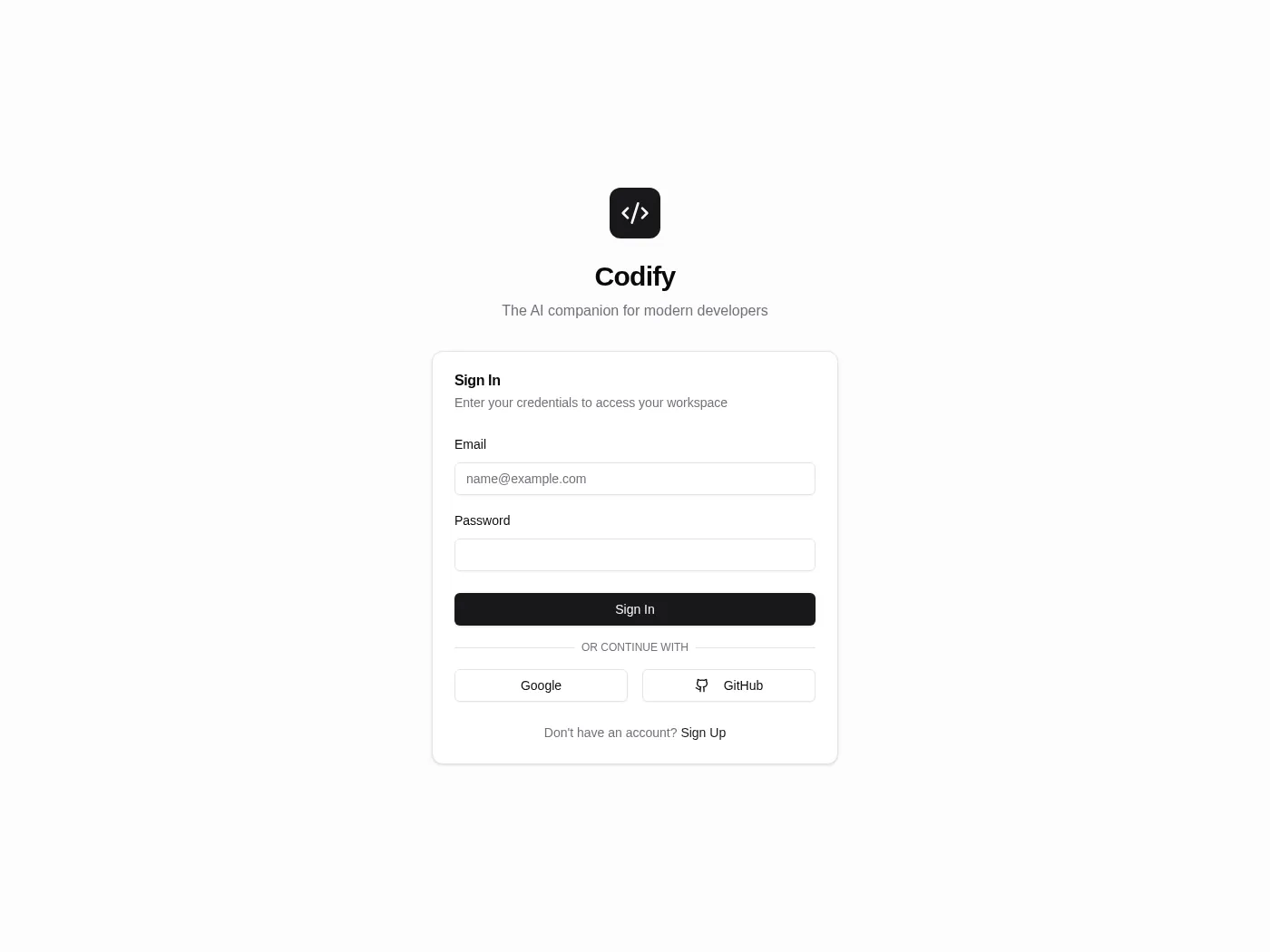 Codify: AI Coding Assistant
