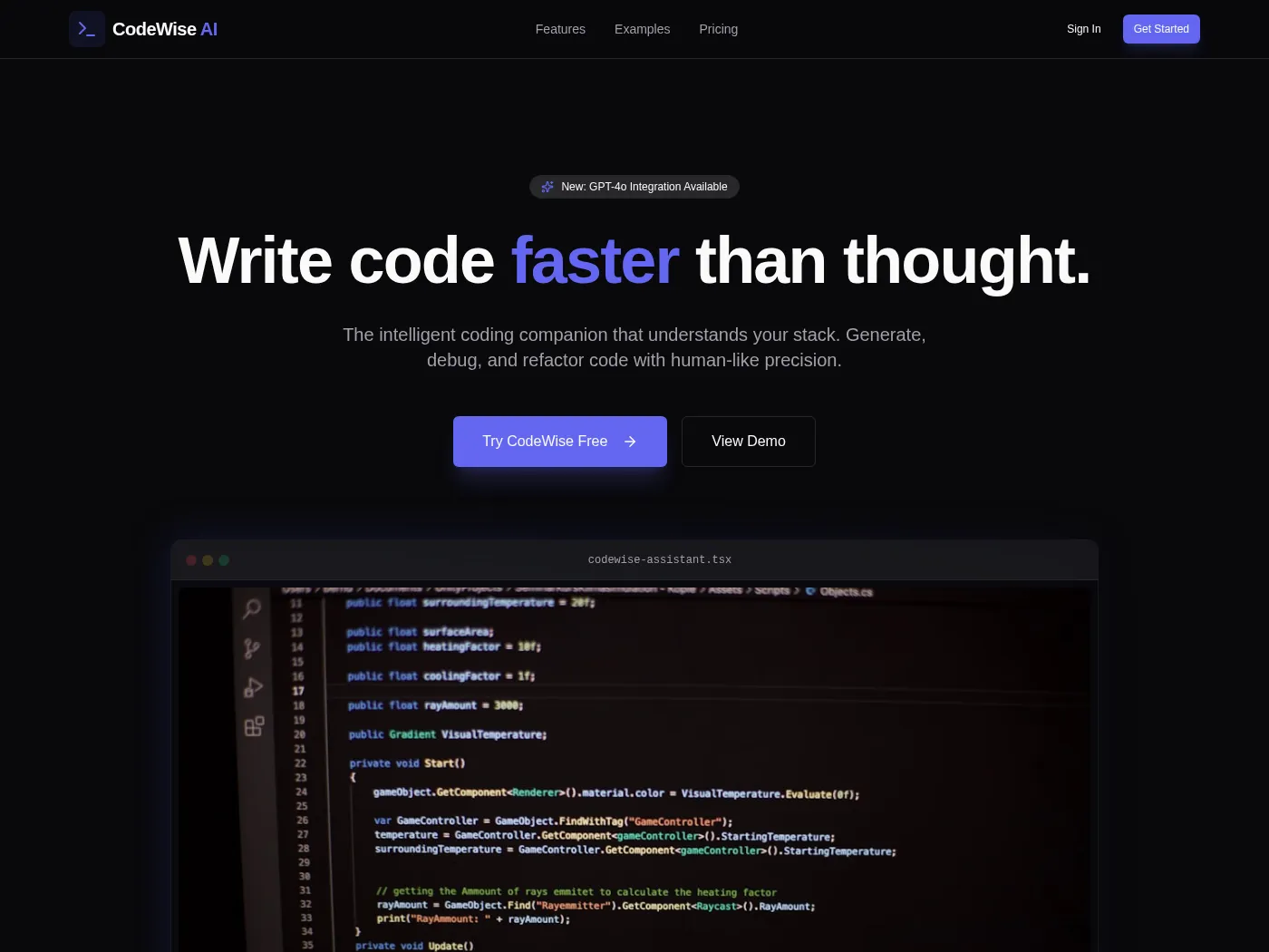 CodeWise AI Assistant