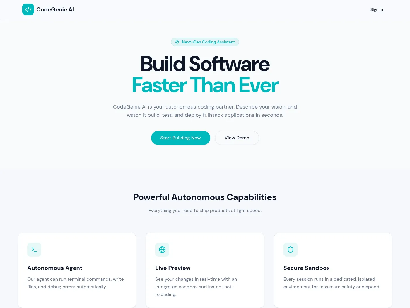 CodeGenie AI