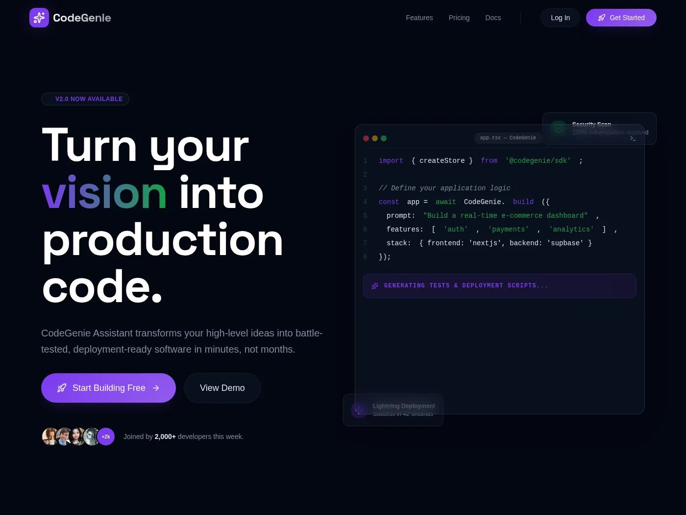 CodeGenie Assistant