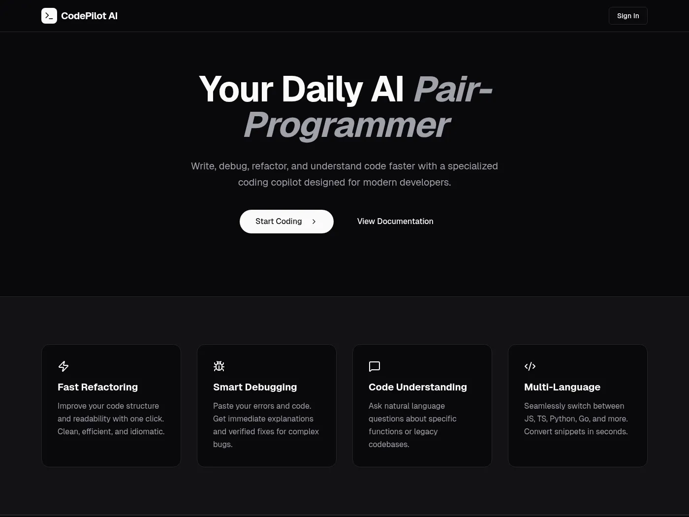 CodePilot AI Assistant